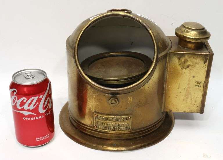 Vintage British Lifeboat Compass Binnacle - Dixon's Auction at Crumpton