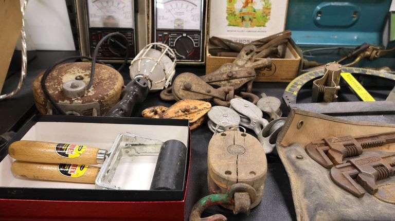 Lot of Vintage Hand Tools, Meters, Washboard Etc. - Dixon's Auction at ...