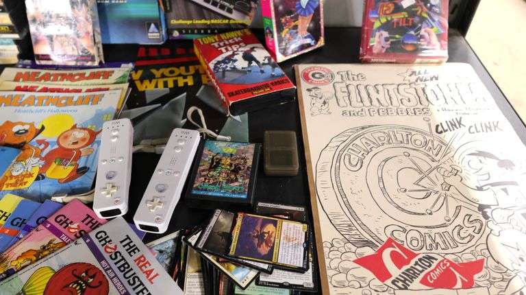 Lot of Vintage Kids Books, Video Games, VHS Tapes Etc. - Dixon's ...