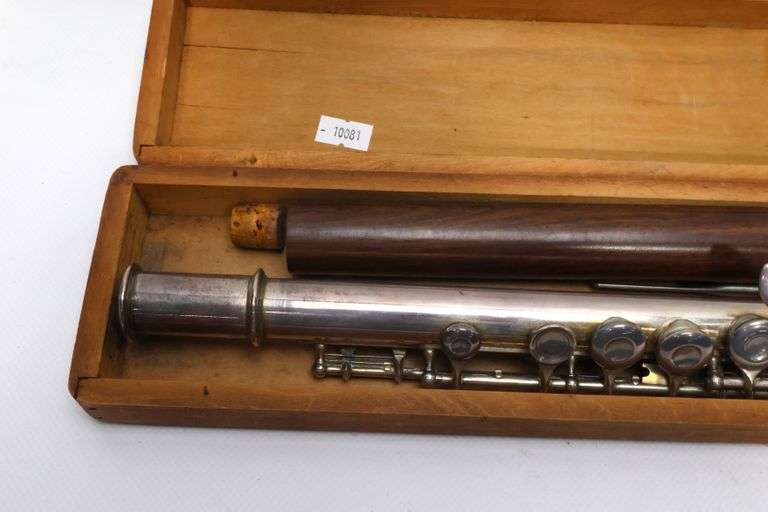 Vintage Flute with Case - Dixon's Auction at Crumpton