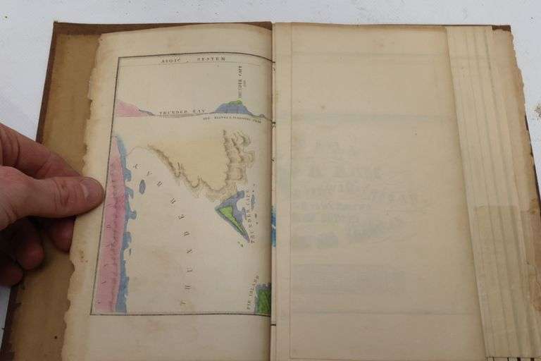 Antique Maps Foster and Whitney's Report-1 Map Loose From Binding ...
