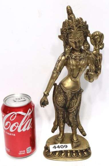 Hindu Deity Bronze Sculpture - Dixon's Auction at Crumpton