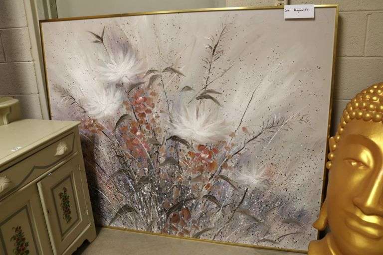 Lee Reynolds MCM Painting - Dixon's Auction at Crumpton