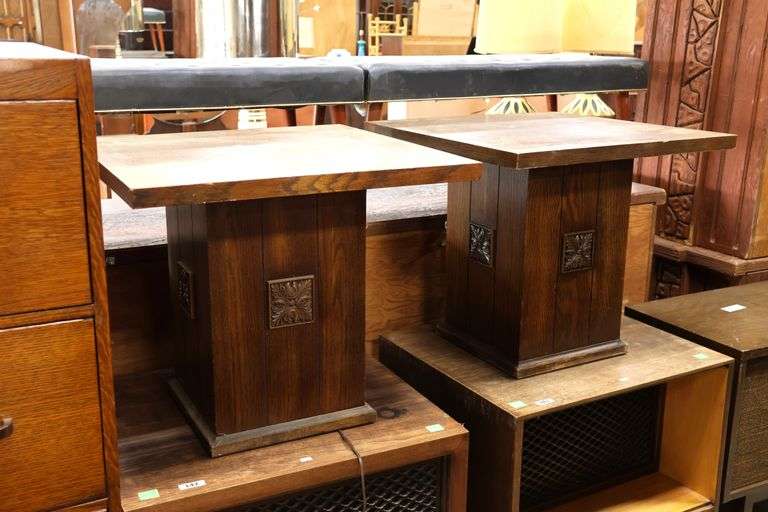 Pair MCM End Tables, As-Is - Dixon's Auction at Crumpton