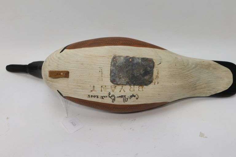 Capt. Vernon Bryant Merganser Duck Decoy - Dixon's Auction at Crumpton