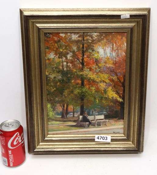 Nathaniel Gibbs Oil Painting - Dixon's Auction at Crumpton