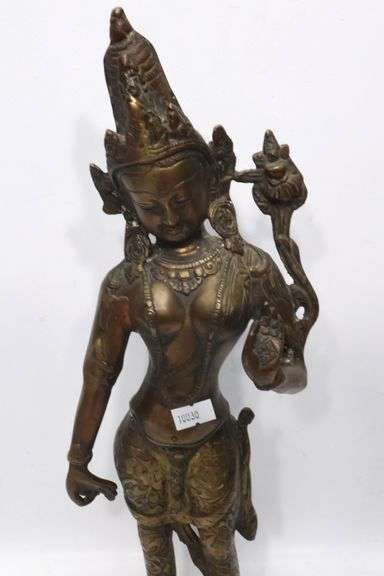 Hindu Deity Bronze Sculpture - Dixon's Auction at Crumpton