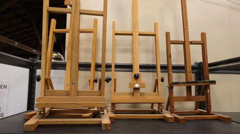 (4) Adjustable Wooden Artist Easels - Dixon's Auction at Crumpton