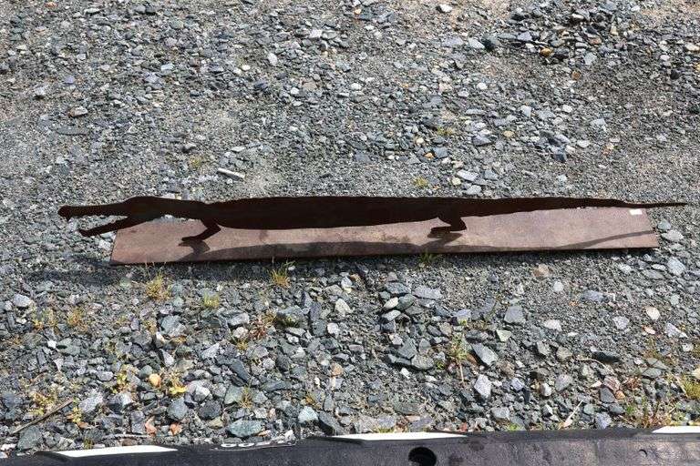 Sheet Metal Alligator Sculpture - Dixon's Auction at Crumpton