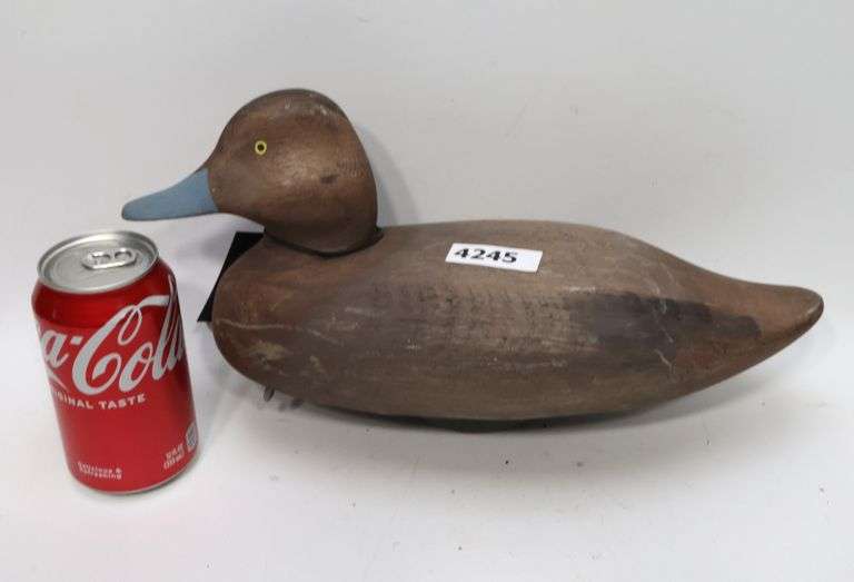 John Linden Redhead Duck Decoy - Dixon's Auction at Crumpton