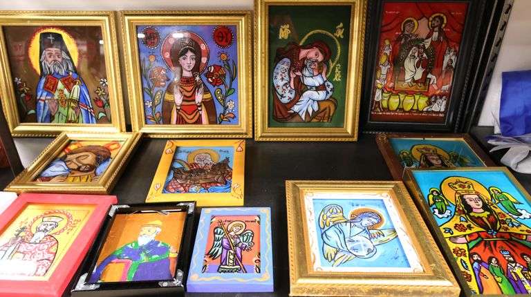 Collection of Religious Icons Paintings - Dixon's Auction at Crumpton