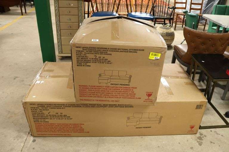 Boxed Sofas - Dixon's Auction at Crumpton