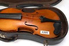 Antique Violin with Case-Label Reads Julius Heberlein's Stadiuarius ...