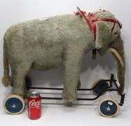 Vintage Steiff Elephant Ride on Toy - Dixon's Auction at Crumpton