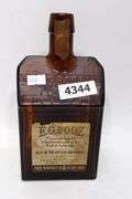 Antique E.G. Booz Bourbon Bottle - Dixon's Auction at Crumpton