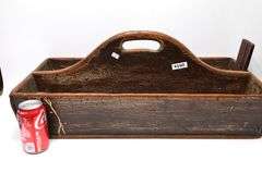 Antique Primitive Tool Caddy - Dixon's Auction at Crumpton