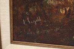 Julius Segall Landscape Painting - Dixon's Auction at Crumpton