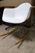 MCM Style Molded Plastic Rocker - Dixon's Auction at Crumpton