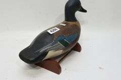 Capt. Vernon Bryant Blue Winged Teal Duck Decoy - Dixon's Auction at ...