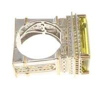 Sterling Silver Tourmaline Paris Arch Style Ring - Dixon's Auction at ...