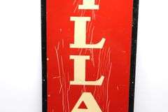 Vintage Willard Batteries Tin Over Cardboard Advertising Sign - Dixon's ...