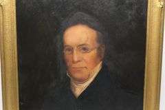 American School Portrait of a Gentleman Identified as Alexander Reed ...