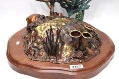 Roy R. Butler Metal Tropical Fish Sculpture - Dixon's Auction at Crumpton