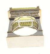 Sterling Silver Tourmaline Paris Arch Style Ring - Dixon's Auction at ...