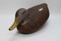 R. Madison Mitchell & Capt. Bill Collins 1981 Cork Black Duck Decoy ...