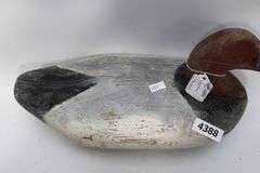 Sam Barnes Canvasback Duck Decoy - Dixon's Auction at Crumpton