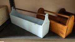 (3) Wooden Tool Caddie Boxes - Dixon's Auction at Crumpton