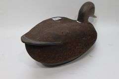 R. Madison Mitchell & Capt. Bill Collins 1981 Cork Black Duck Decoy ...