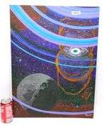 Terry L Trapp Outsider Mixed Media Painting - Dixon's Auction at Crumpton