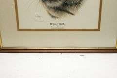 Imogene Farnsworth Artist Signed Bengal Tiger Print - Dixon's Auction ...