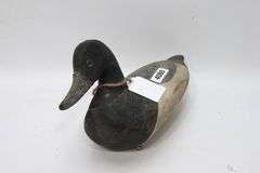 Early Cecil County Blackhead Duck Decoy - Dixon's Auction at Crumpton
