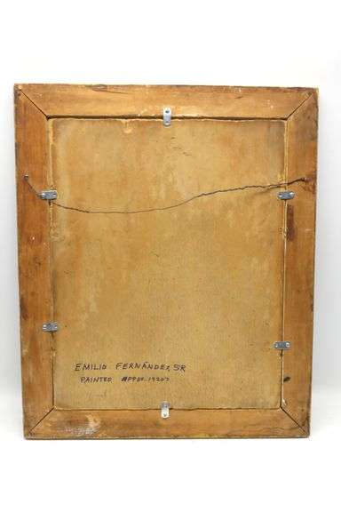 Emilio Fernandez Portrait Painting - Dixon's Auction at Crumpton