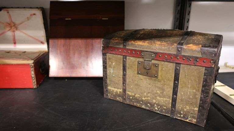 Collection of Antique Victorian Style Doll Trunks - Dixon's Auction at ...