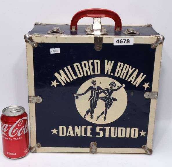 Vintage Mildred W. Bryan Dance Studio Trunk - Dixon's Auction at Crumpton