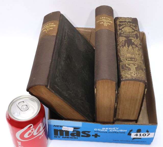 (3) Arctic Explorations, 1856 By Elisha Kent Kane, 2 Volumes & Voyage ...