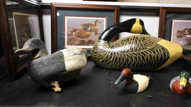 Lot of Framed Duck Prints, Duck Decoys, Miniatures Etc. - Dixon's ...