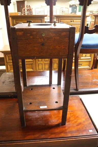 Antique Mission Oak Smoking Stand - Dixon's Auction at Crumpton