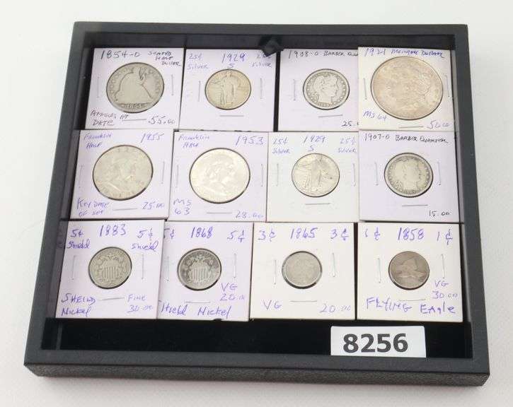 Group of U.S. Type Coins. $3.50 Face Value 90% - Dixon's Auction at ...