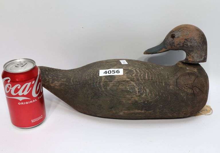 Hoopers Island Black Duck Decoy - Dixon's Auction at Crumpton