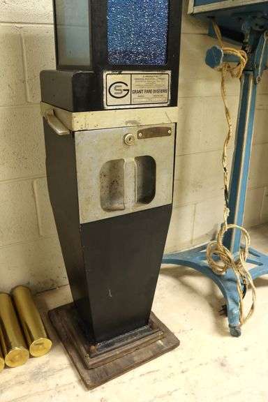 Vintage Coin-Op Grant Fare Systems Dispenser - Dixon's Auction at Crumpton
