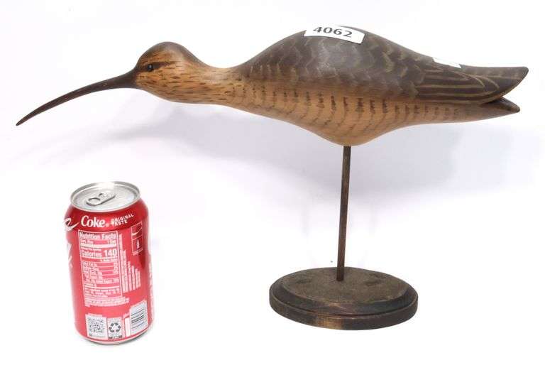 Jim Britton Shorebird Decoy - Dixon's Auction at Crumpton