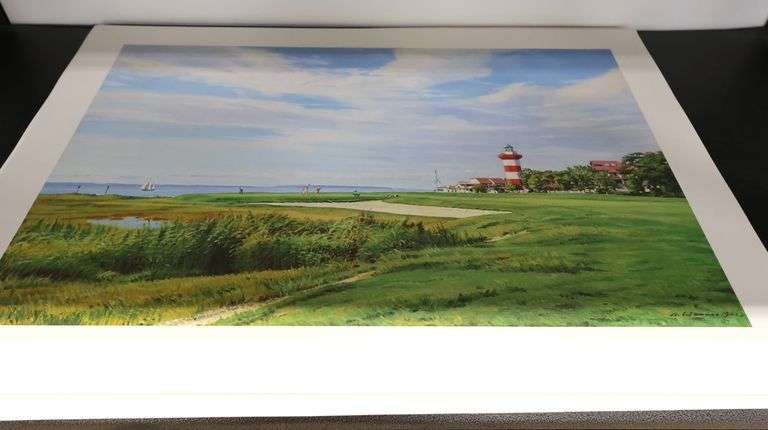 Approx (35) Lighthouse / Golf Course Prints By Arthur Weaver - Dixon's ...