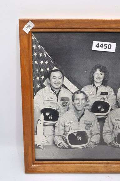 Nasa Challenger Crew Photo Print - Dixon's Auction at Crumpton