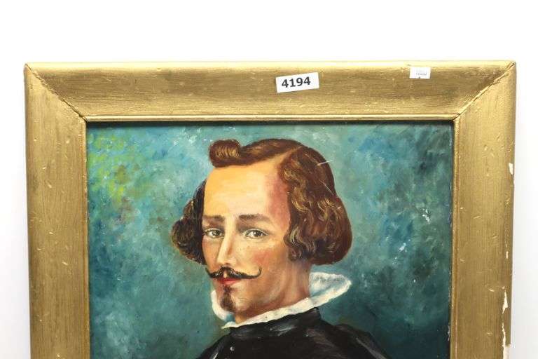 Emilio Fernandez Portrait Painting - Dixon's Auction at Crumpton