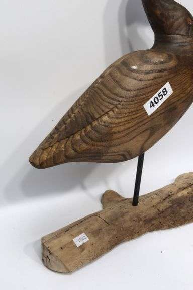 Wayne Harris Shorebird Decoy - Dixon's Auction at Crumpton