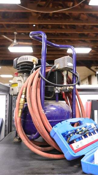 Air Compressor, Pocket Hole System, Tachometer Etc. - Dixon's Auction ...